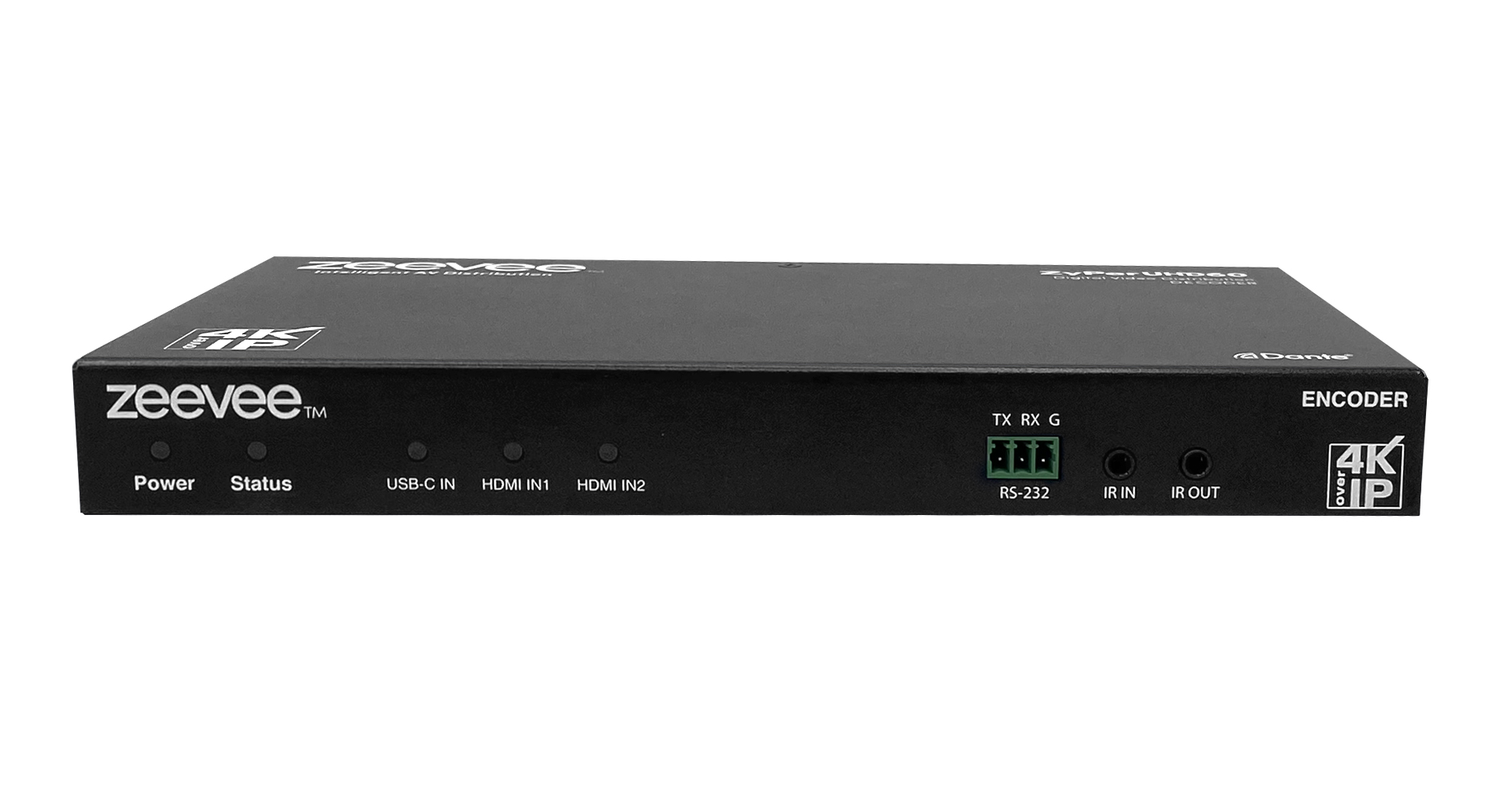 ZeeVee ZyPerUHD60 Encoder, 3x1 Switching Input and Dual LAN
