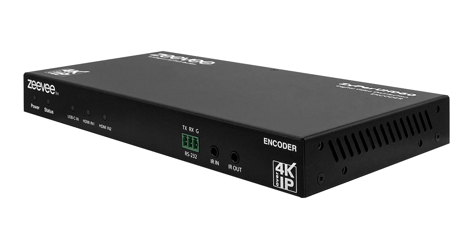 ZeeVee ZyPerUHD60 Encoder, 3x1 Switching Input and Dual LAN